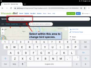 eBird Species Map Screenshots | 365 Days of Birds