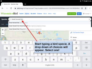 eBird Species Map Screenshots | 365 Days of Birds